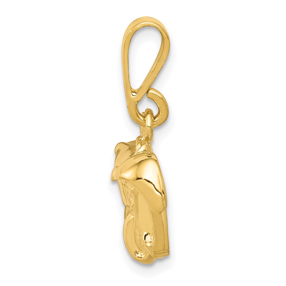 14k Tractor Pendant - Diamonds by Monet